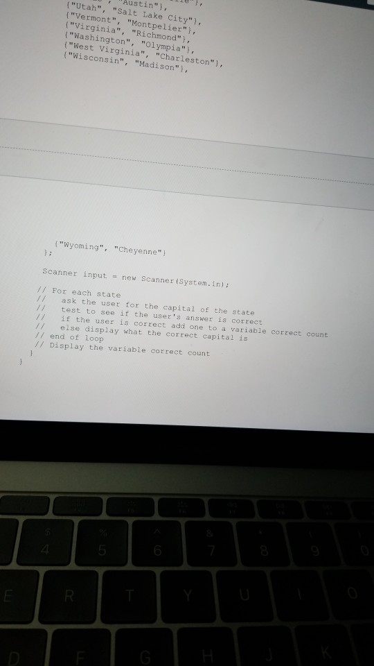 Solved .37 (Guess the capitals) Write a program that | Chegg.com Solved .37 (Guess the capitals) Write a program that | Chegg.com