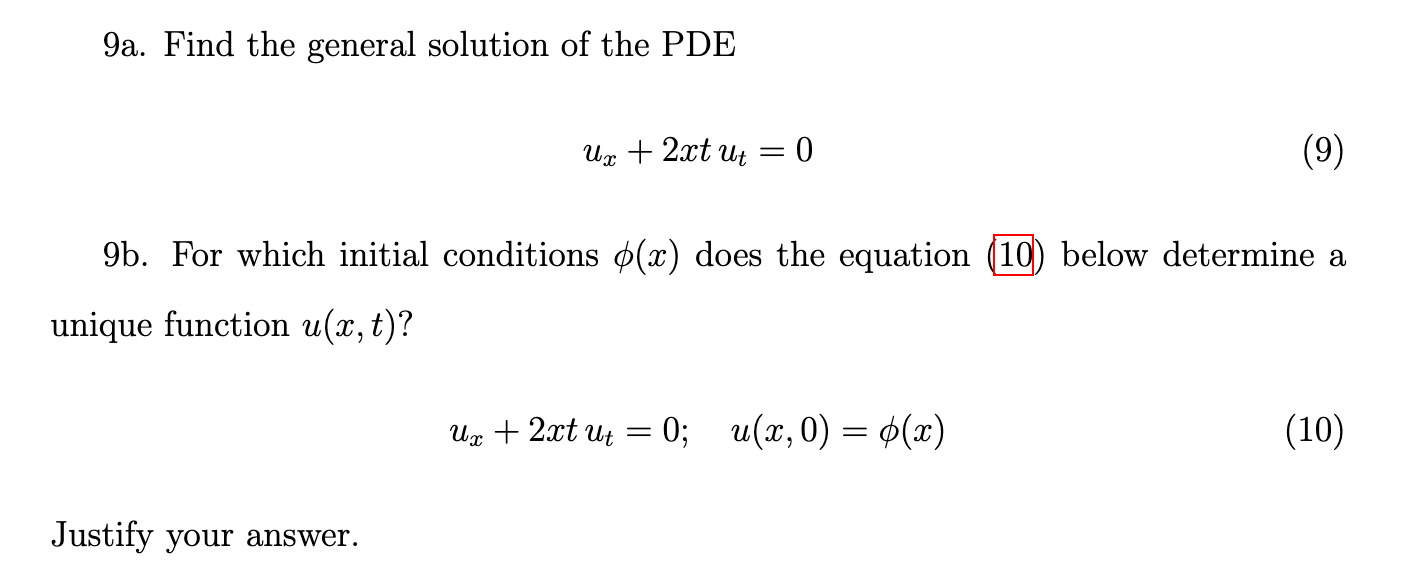 Solved 9a. ﻿Find the general solution of the | Chegg.com