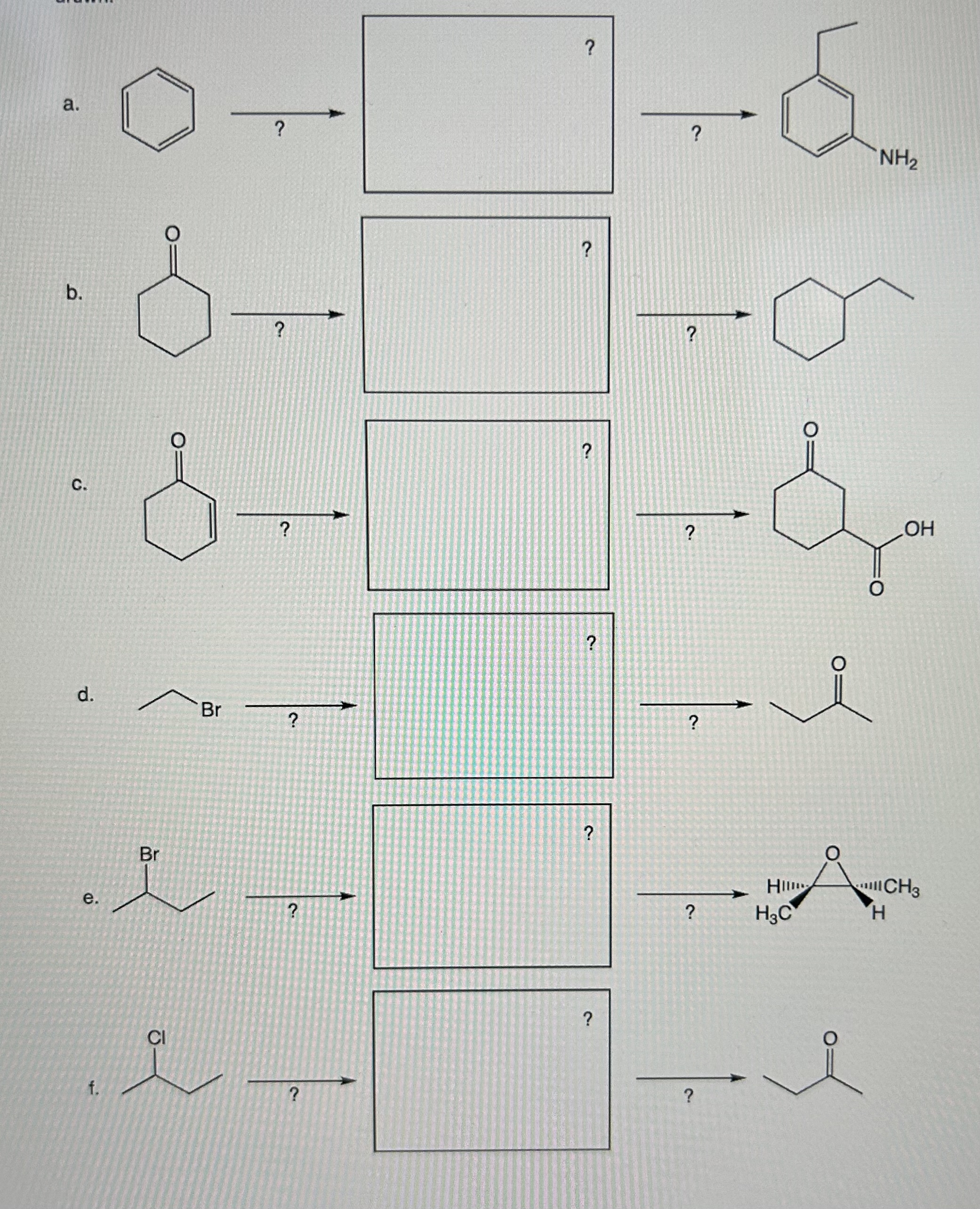 Solved complete the following reaction sequences, including | Chegg.com
