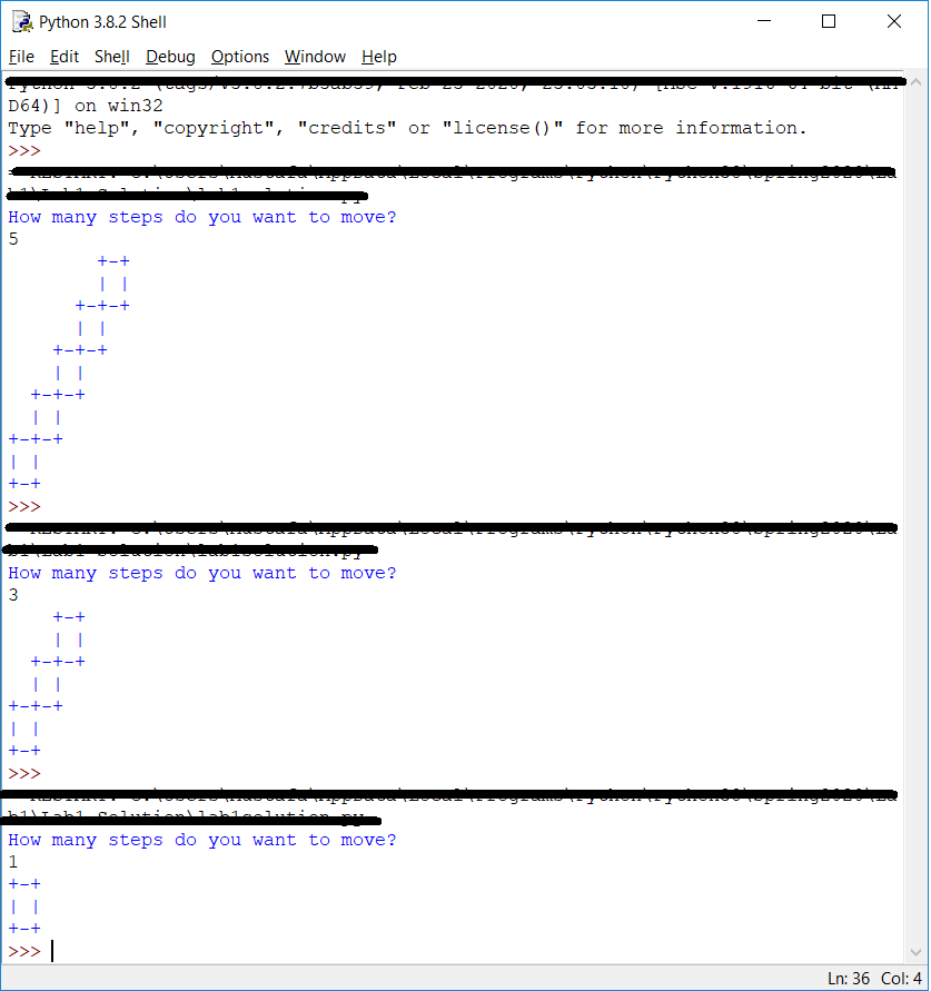 Solved write a program that creates steps. You are expected | Chegg.com