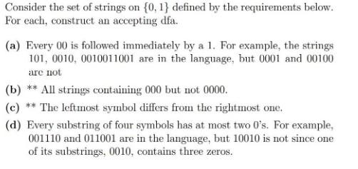 Consider the set of strings on {0,1} defined by the | Chegg.com