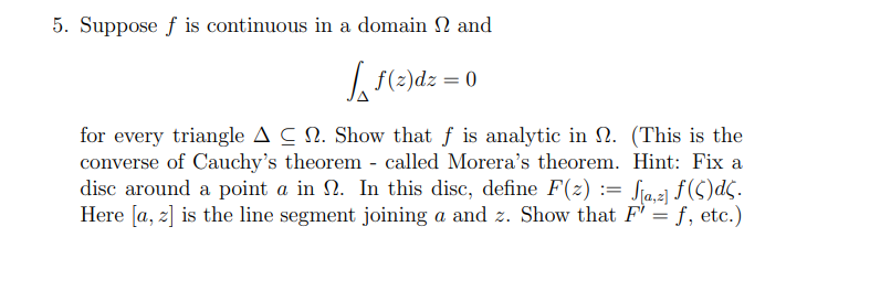 Solved Let Ω be an open set and a∈Ω with (the closed disc) | Chegg.com