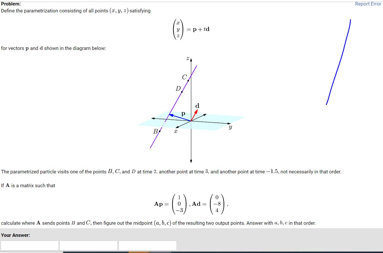 Solved Problem: Define the parametrization consisting of all | Chegg.com