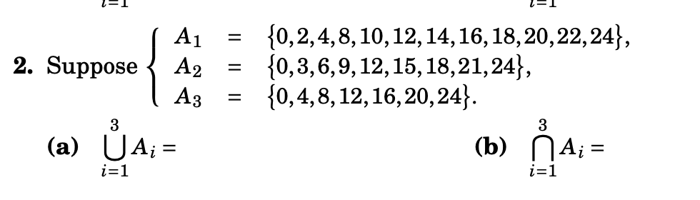 Solved Exercises for Section 2.7 1. Draw a Venn diagram for | Chegg.com
