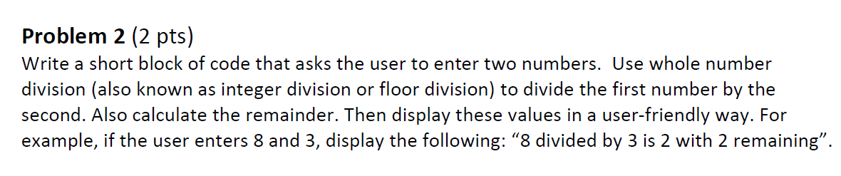 Solved Instructions: The following problems are to be solved | Chegg.com