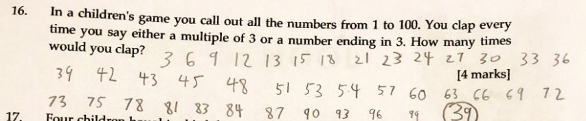 Solved 6. In a children's game you call out all the numbers | Chegg.com