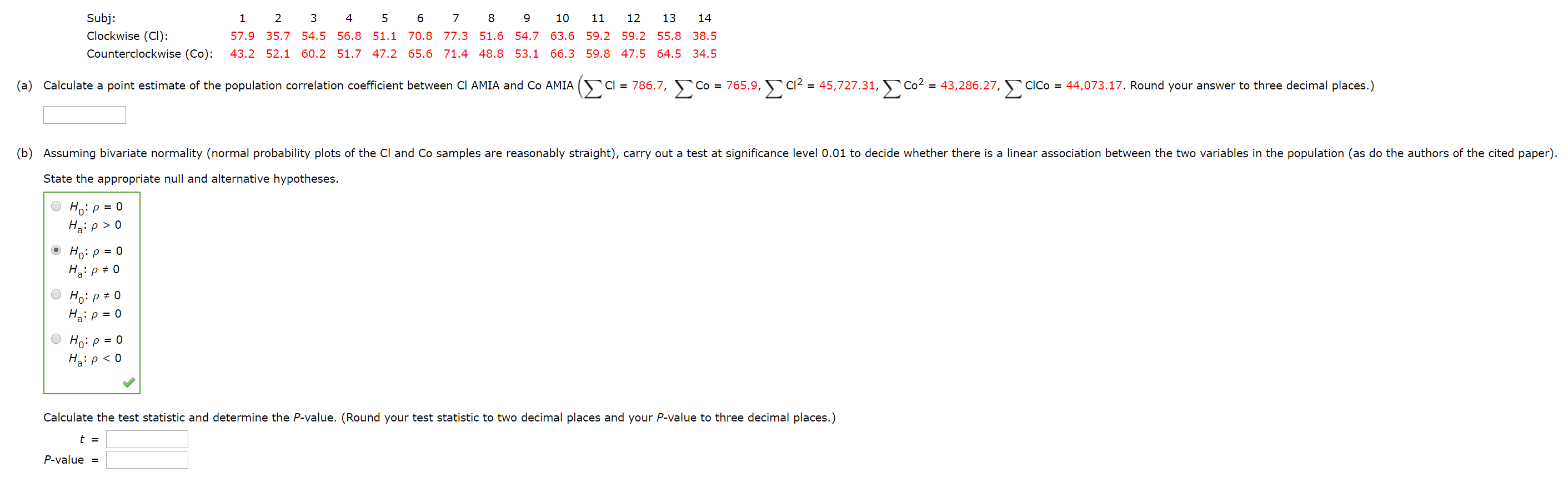 Solved A statistical program is recommended. Head movement | Chegg.com