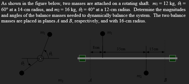 Solved As shown in the figure below, two masses are attached | Chegg.com
