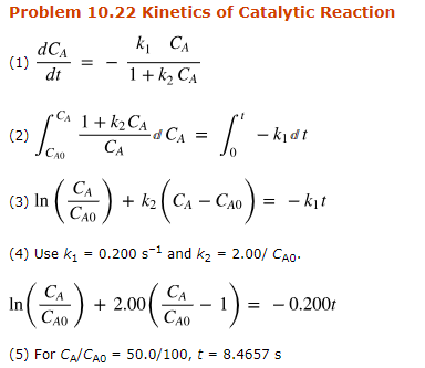 Solved Estimating Rate Parameters Use the expression from | Chegg.com