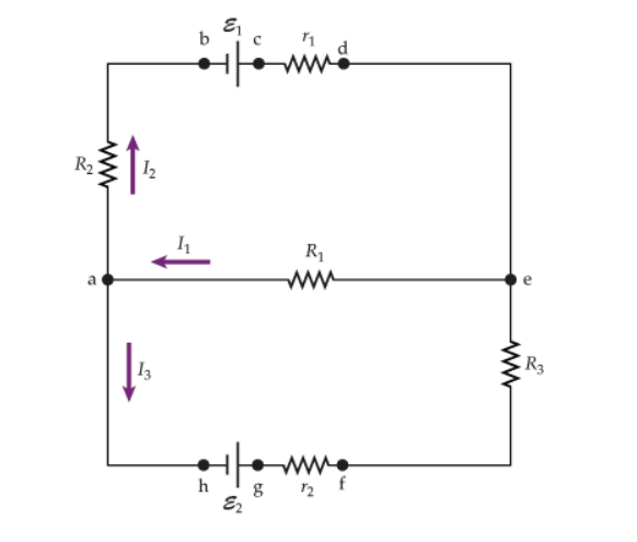 Solved Apply the loop rule to loop aedcba in the | Chegg.com