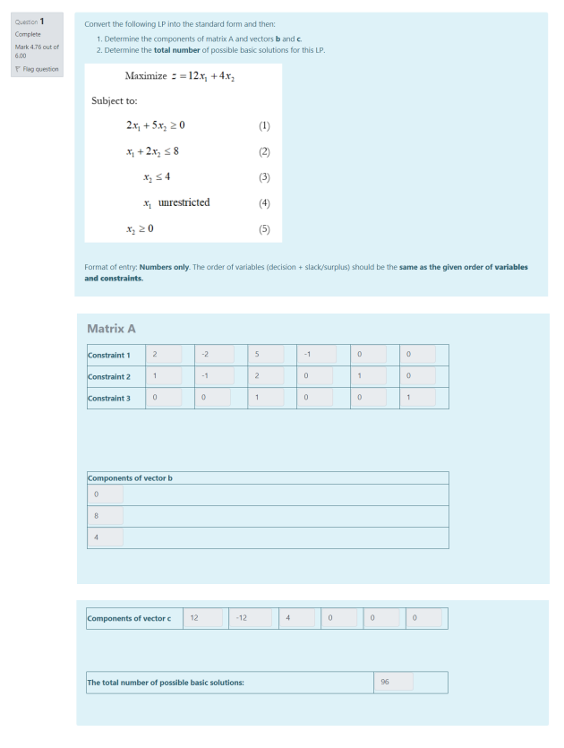 Solved Comvert the following LP into the standard form and | Chegg.com