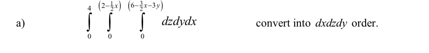 Solved Convert each of the given iterated integrals into the | Chegg.com