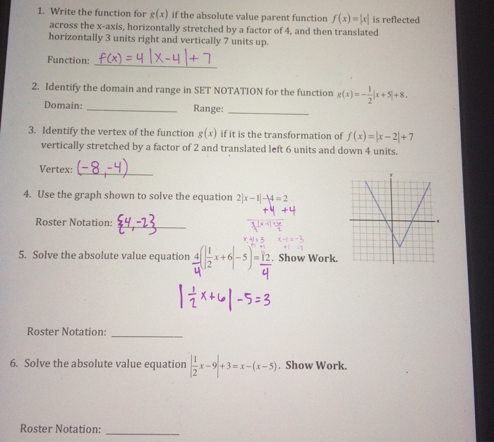 Solved 1. Write the function for s(x) if the absolute value | Chegg.com