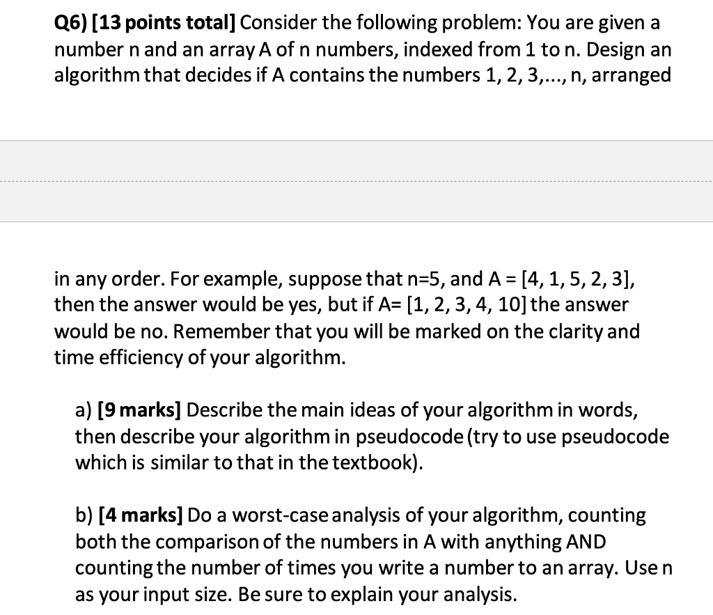 Solved Q6) (13 points total] Consider the following problem: | Chegg.com