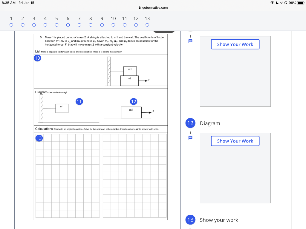 Solved 8:35 AM Fri Jan 15 04 99% A goformative.com 1 2 3 4 5 | Chegg.com