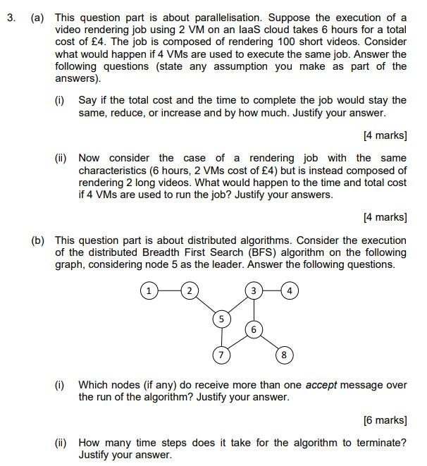 Solved 3 A This Question Part Is About Parallelisation