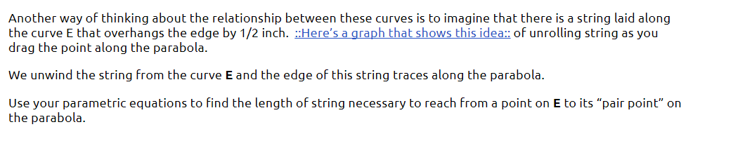 Solved The Parametric Curve E Is Given By The Parametric 3287
