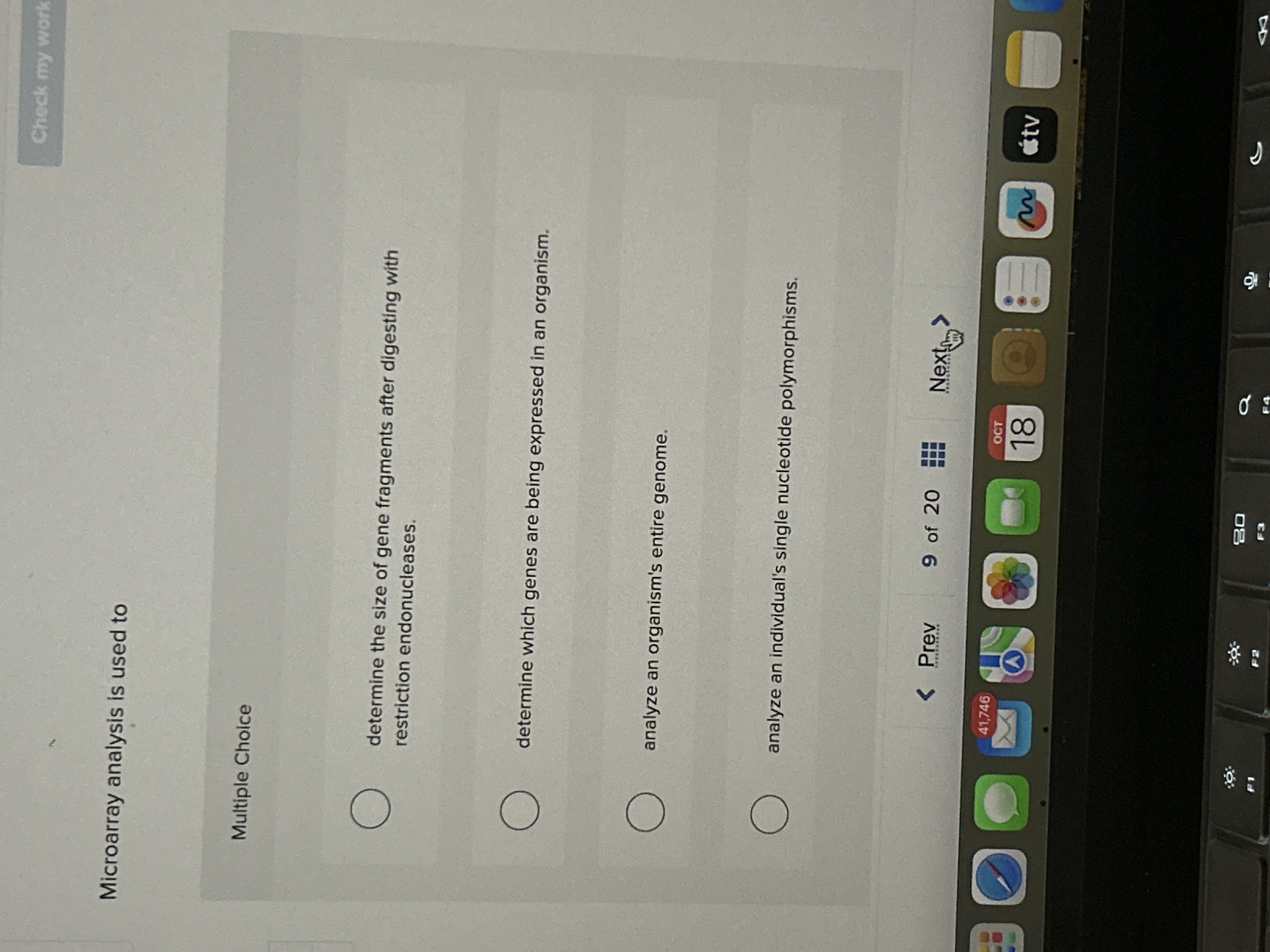 Solved Microarray analysis is used toMultiple | Chegg.com