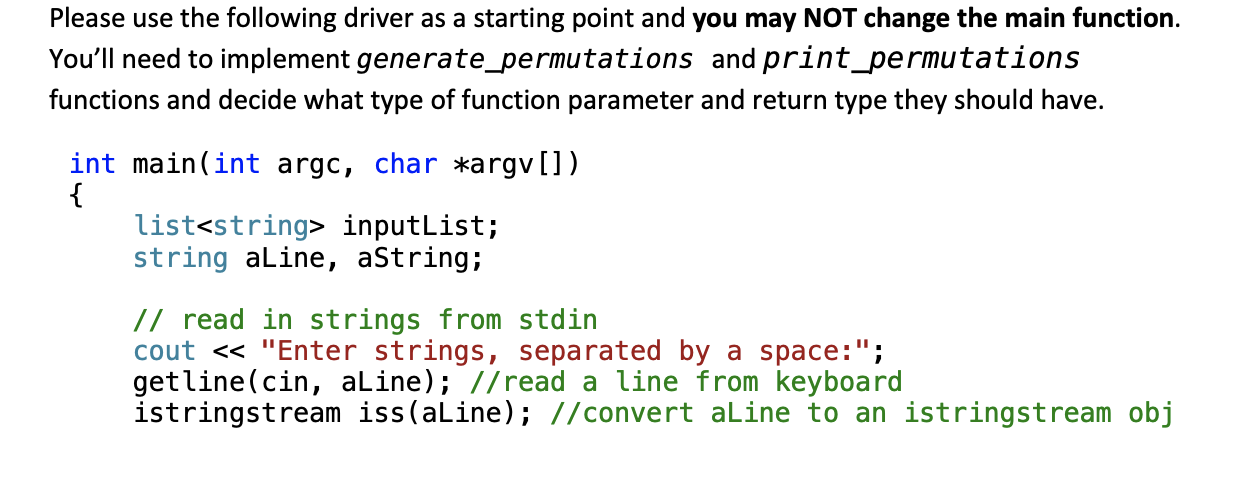 This assignment is to write a program that reads | Chegg.com