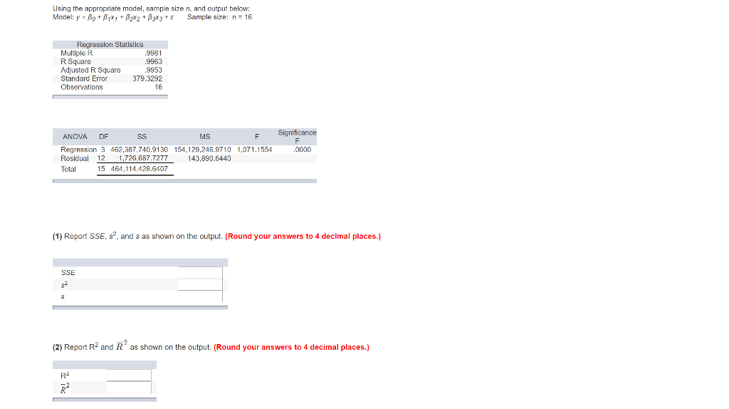 Solved Using the appropriate model, sample size n, and | Chegg.com Solved Using the appropriate model, sample size n, and | Chegg.com