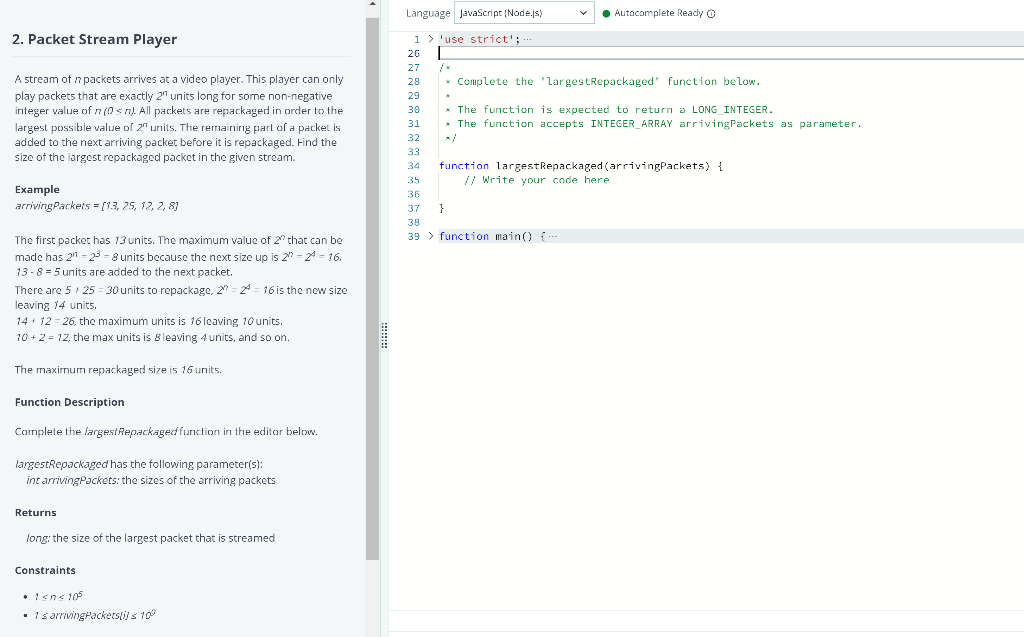 Solved Ample Input Ting Stdin Function 3 Arrivingpackets 