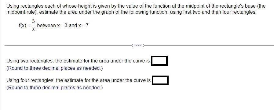 Solved Using rectangles each of whose height is given by the | Chegg.com