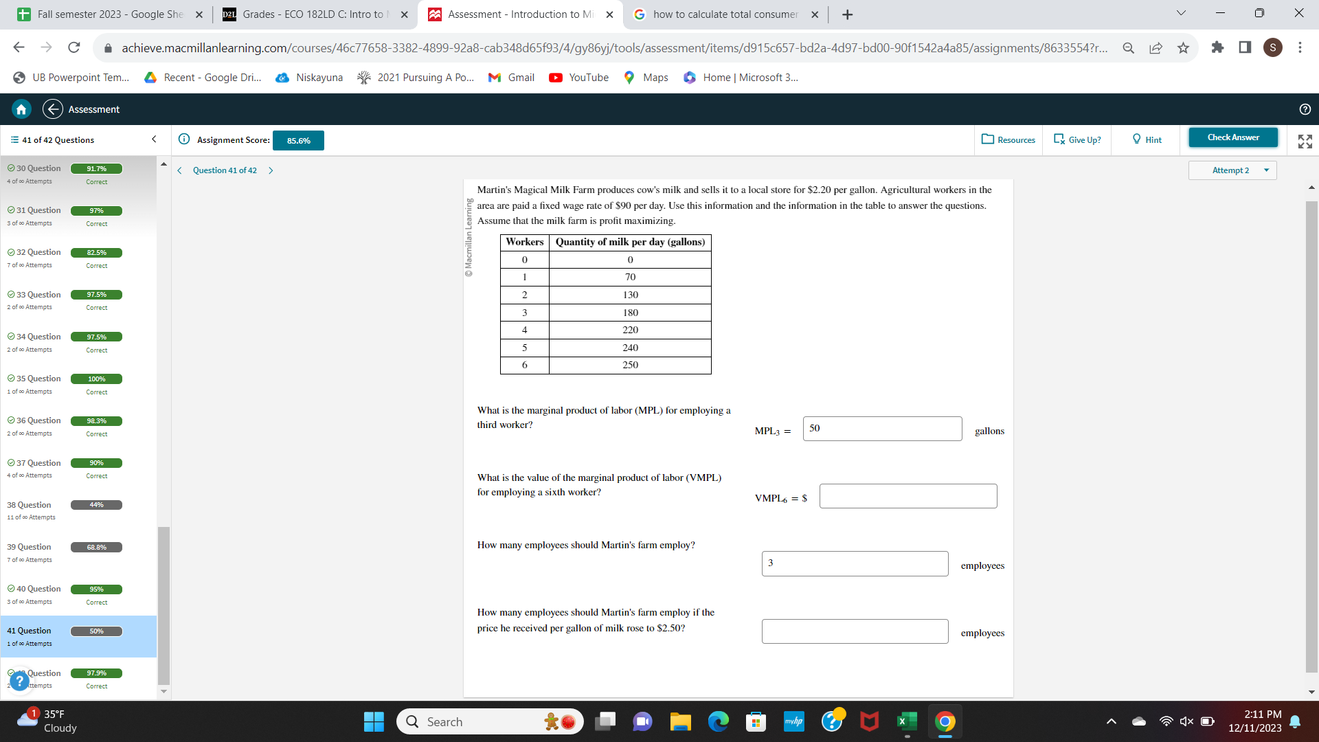 Solved Martin's Magical Milk Farm produces cow's milk and | Chegg.com