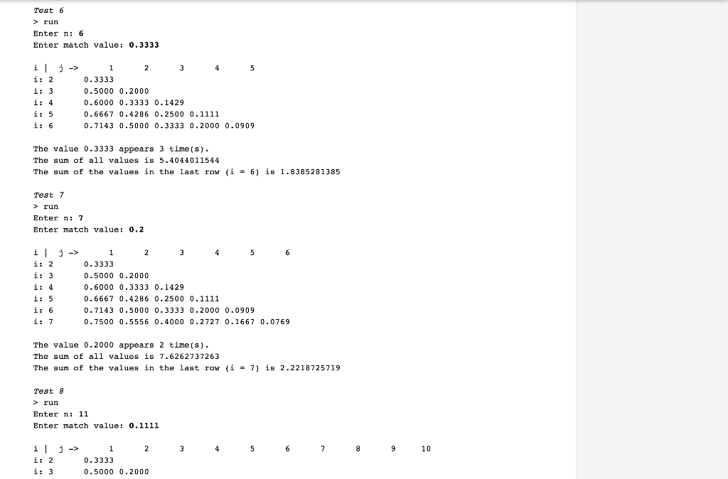 Solved Programming Problem Write a program that displays the | Chegg.com