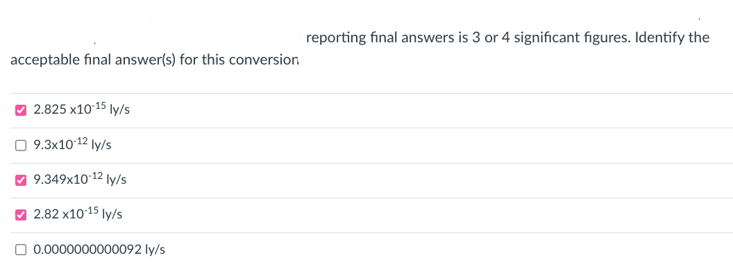 reporting final answers is 3 or 4 significant | Chegg.com