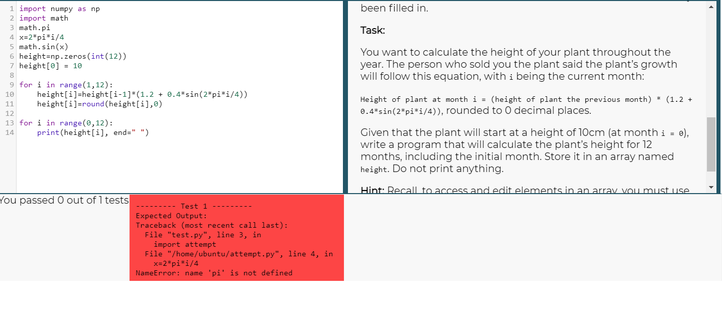 Solved what's wrong with my code. Thanks Arrays and Loops | Chegg.com