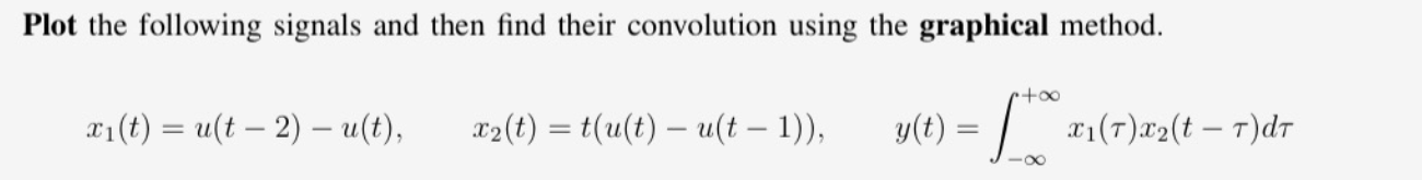 Solved Plot the following signals and then find their | Chegg.com