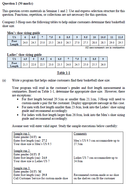 Solved This question covers materials in Seminar 1 and 2. | Chegg.com