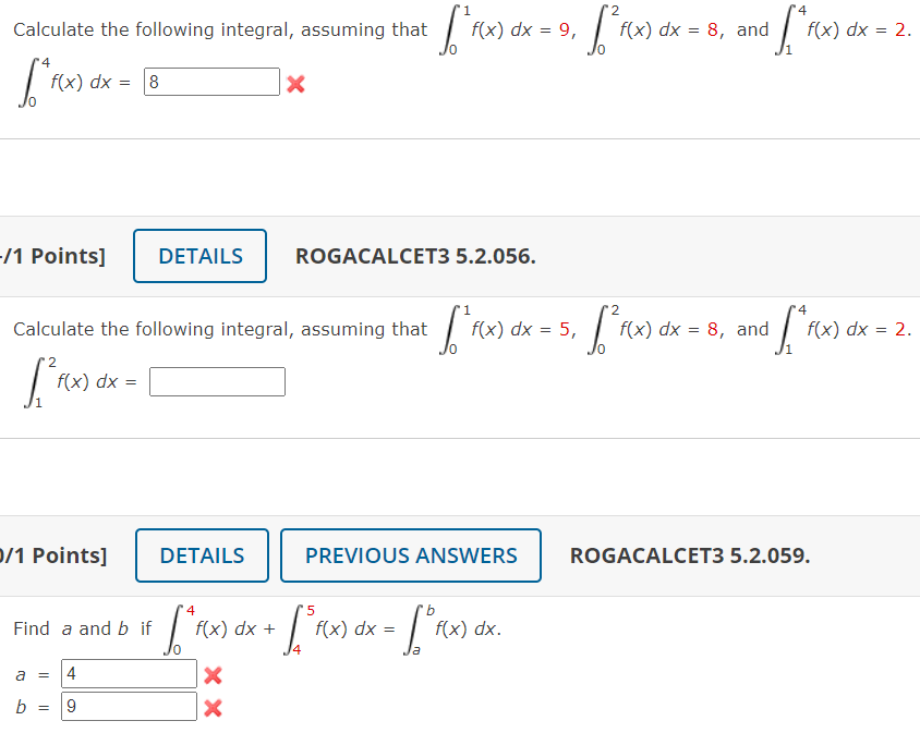 Solved 4 Calculate the following integral, assuming that | Chegg.com