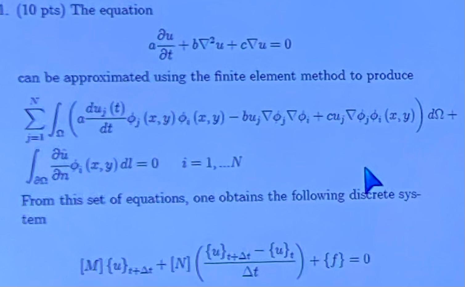 Solved a) Has a centered, forward, or backward difference | Chegg.com