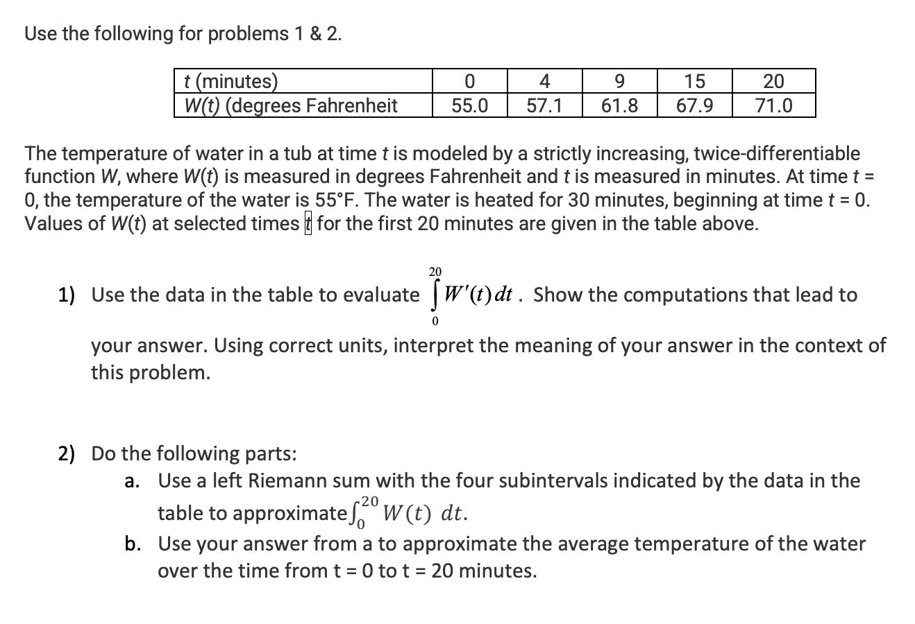 Solved Use the following for problems 1&2. [[] The | Chegg.com
