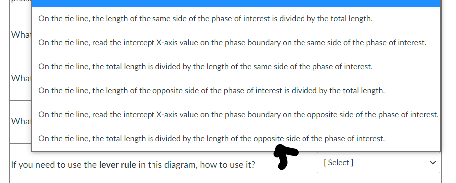 Solved answer the question with correct choice which that | Chegg.com