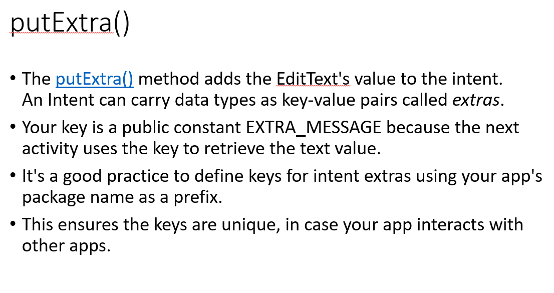 Solved Lab13 Make an Android app that accept a text user | Chegg.com