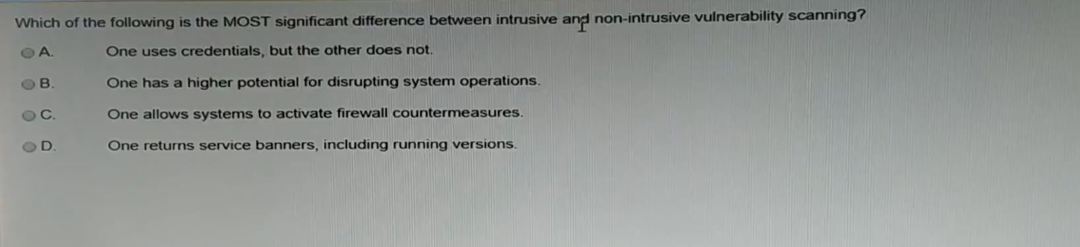 Solved Which of the following could an attacker use to | Chegg.com