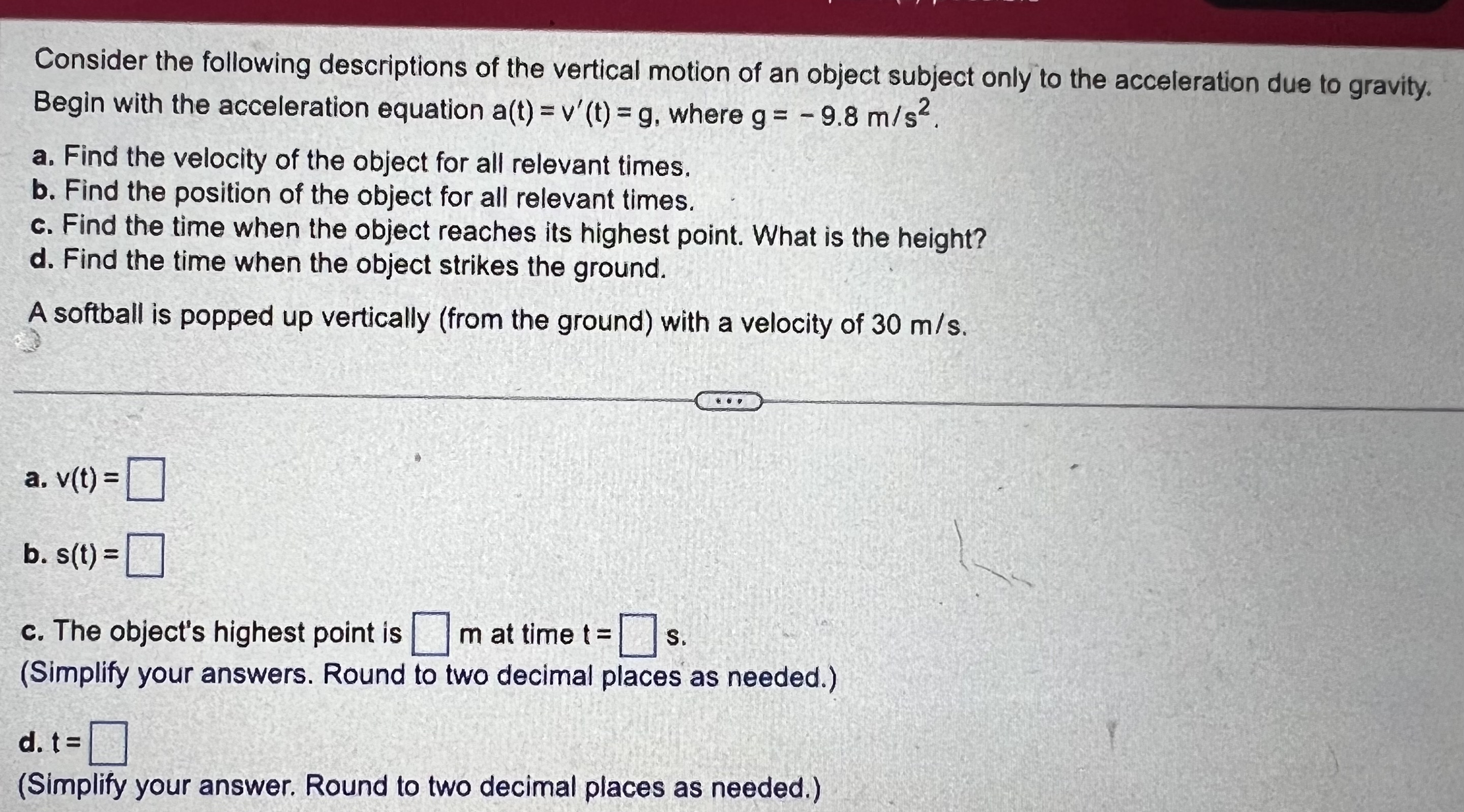 Solved Consider the following descriptions of the vertical | Chegg.com