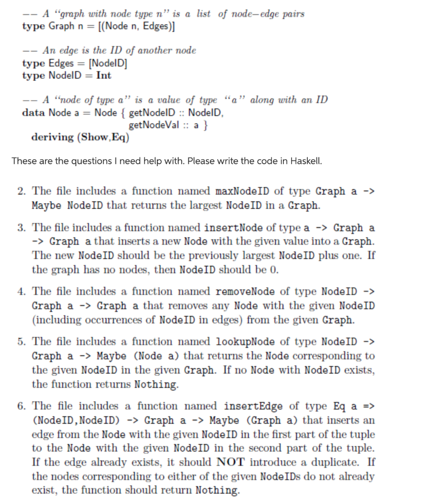 Solved I need some help with writing some functions in | Chegg.com