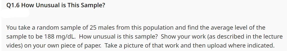 Solved Q1.1 Mean of Sampling Distribution of x-bar Suppose | Chegg.com