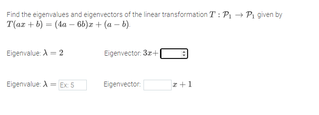 Solved Find the eigenvalues and eigenvectors of the linear | Chegg.com
