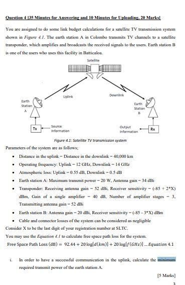 Question 4 135 Minutes for Answering and 10 Minutes | Chegg.com