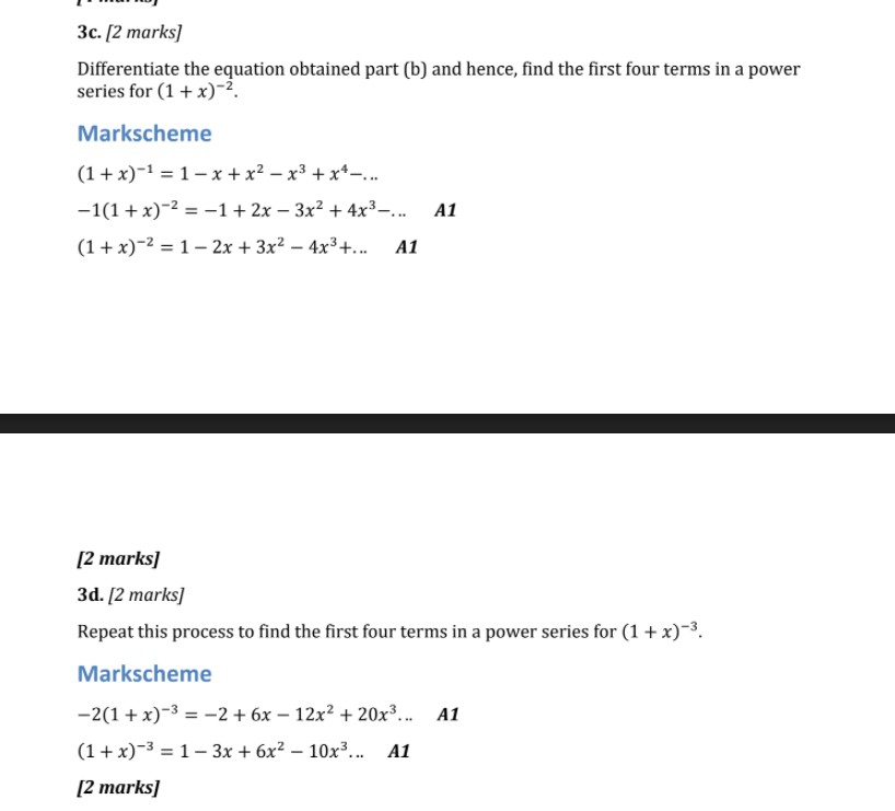 Solved [3 marks 3a. [2 marks] This question will investigate | Chegg.com