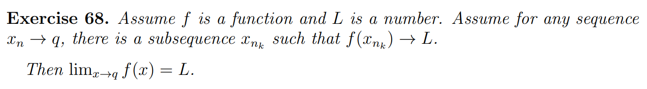 Solved Assume f ﻿is a function and L ﻿is a number. Assume | Chegg.com