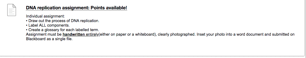 Solved DNA replication assignment:Points available! | Chegg.com