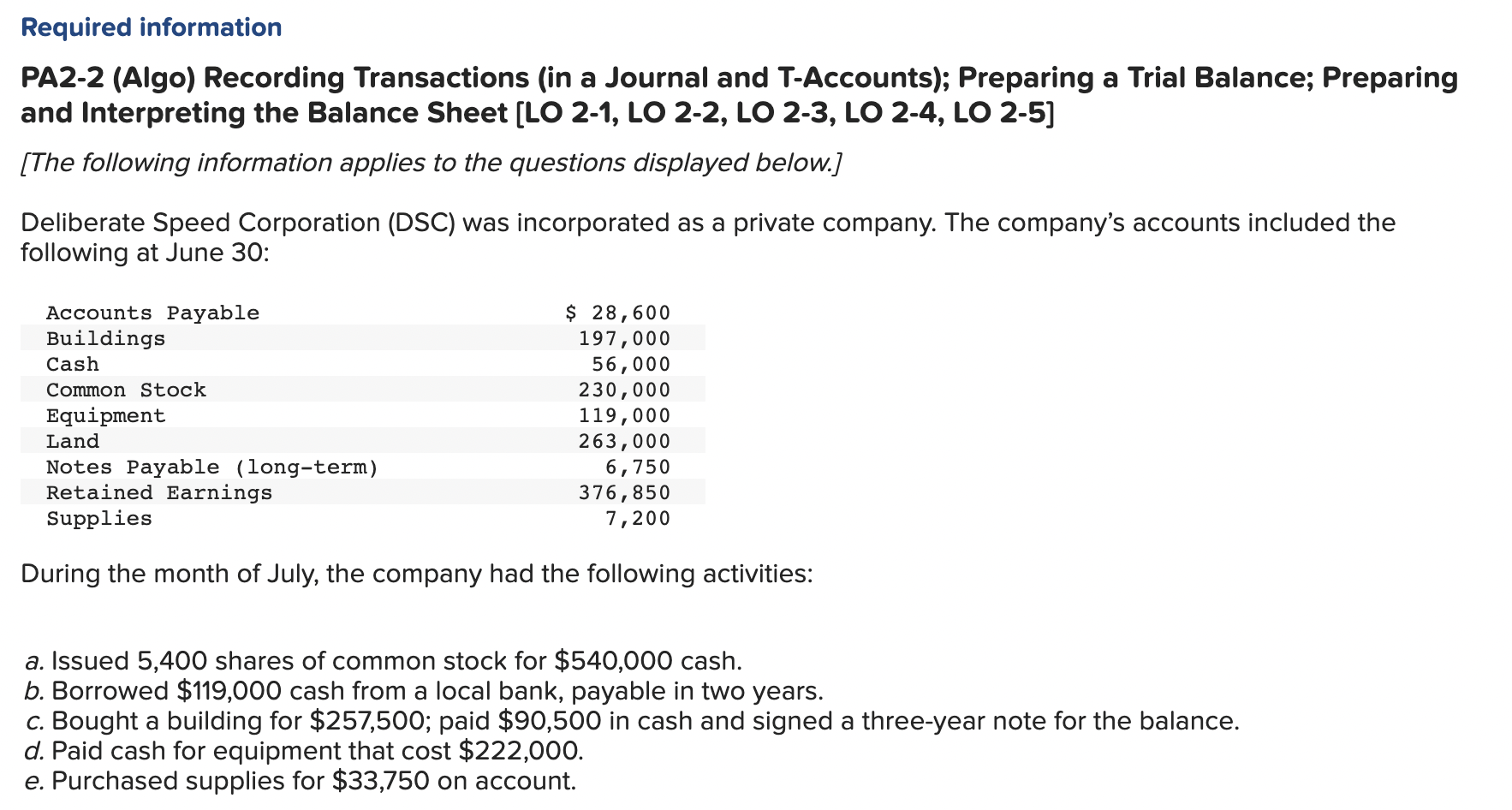 Solved 5. Prepare a classified balance sheet at July | Chegg.com