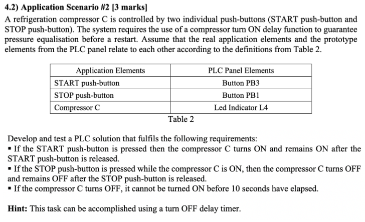 Solved Need Help with the PLC Automation Question - Using | Chegg.com