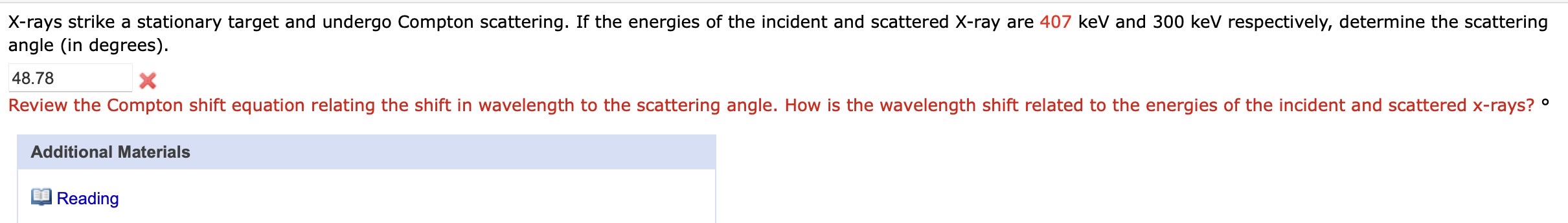 Solved X-rays strike a stationary target and undergo Compton | Chegg.com
