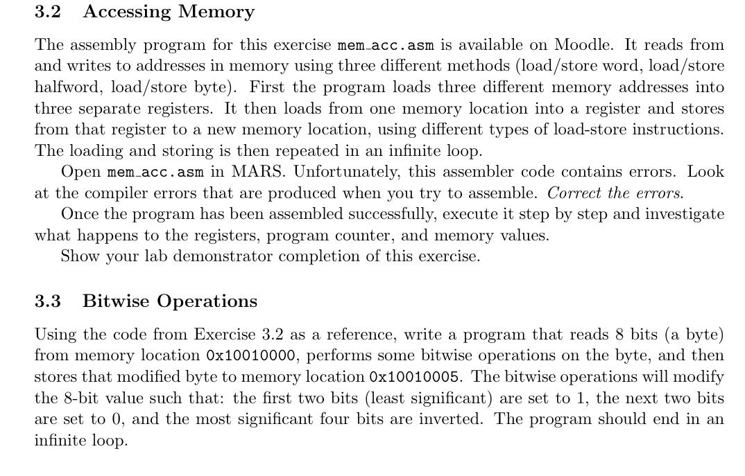 Solved 1 Objectives In this laboratory exercise, we | Chegg.com